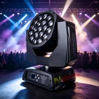 China 19X15W LED RGBW Bee Eye Moving Head Light with Motorized Zoom Wash for sale