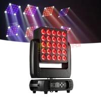 China 25x12W RGBW 4in1 LED Matrix Beam Wash Moving Head Lighting Fixture for sale