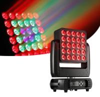 China 25x12W RGBW LED Matrix Moving Head Light Pixel Mapping Effect Fixture for sale