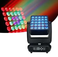 China 25x12W RGBW LED Matrix Moving Head Light 4in1 Pixel Wash Beam Effect for sale
