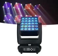 China 25x12W RGBW 4in1 LED Matrix Moving Head Professional DMX Lighting Fixture for sale
