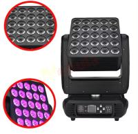 China 25x12W RGBW 4in1 LED Matrix Moving Head Professional DMX Lighting Fixture for sale