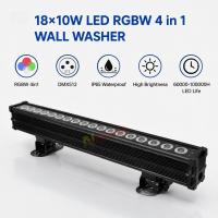 China 18x10W RGBW LED Wall Washer Light 4 in 1 Outdoor DMX Lighting for sale