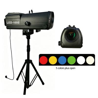 China 1000W LED Follow Spot Light High Power Long Range Stage Lighting for sale