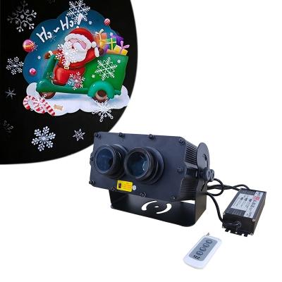 China 60W LED Christmas Snowflake Gobo Projector Outdoor Holiday Projection Light for sale