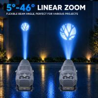 China 1400W LED Outdoor Logo Gobo Projector Custom Logo Projection Light for sale