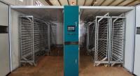 China Hot Galvanized Trolley 57600 Eggs Incubator Panel Thickness 75mm for sale