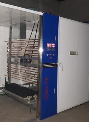 China ONELYE 38400 Eggs Industrial Automatic Single Stage Incubator with Pneumatic Symmetric Turning and Smart Touch Screen Interface for sale