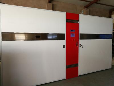 China ONELYE 57600 Eggs Single Stage Incubator with 75mm Fiberglass Insulation and Smart Touch Screen Controller for sale