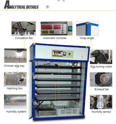 China Fully Automatic Chicks Incubator Machine 3000 Egg Incubator for sale