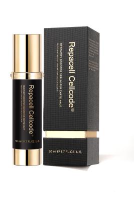 China Luxury Black Magnetic Folding Gift Box Impact Resistance For Face Cream for sale