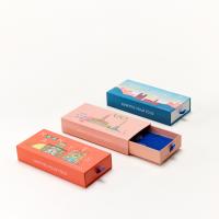 China Rigid Cardboard Pull Out Gift Box Eco Friendly With Glossy Lamination Surface Finish for sale
