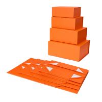 China Folding Lipstick Gift Box High End Book Shaped With Magnetic Closure Quick Assembly for sale