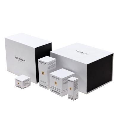 China White Paper Gift Box Folding Packaging Boxes For Face Cream Essence Water Emulsion for sale