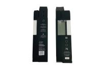 China Customizable Dustproof Data Cable Storage Box Black Cardboard Surface Hot Stamping for sale