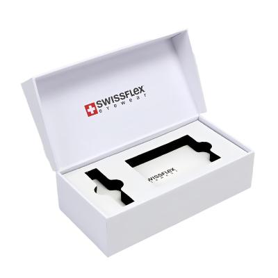 China White Card Watch Gift Box Hot Stamping Logo Waterproof With EVA Inside for sale