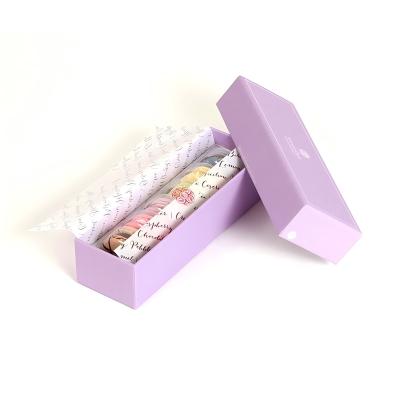 China Customizable Hard Macaron Packaging Box Non Toxic Safe With Vacuum Lining for sale