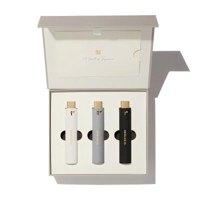 China Customized small batch luxury empty perfume spray bottle packaging box paper printing color box for sale