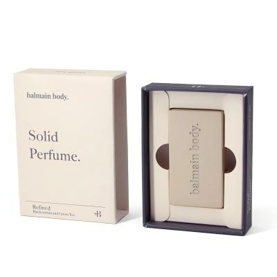 China Modern Luxury Perfume Packaging Box Drawer Type Including Paper Inner Tray for sale