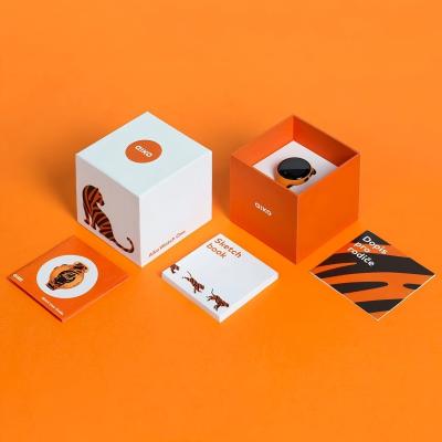 China Modern Design Smartwatch Gift Box Safe Storage With Upper And Lower Covers for sale