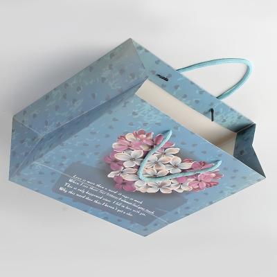 China High End Custom Clothing Packaging Beauty Clothing Shopping Bag Lightweight for sale