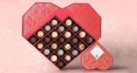 China Premium Heart Shaped Food Packaging Box Customized Luxury Chocolate Gift Box for sale