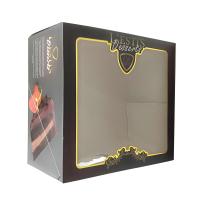 China Customized Food Packaging Box Small Batch Printing Window Sandwich Paper Box for sale