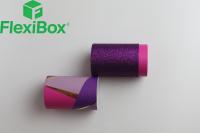 China Luxury Cylindrical Cosmetic Packaging Box with Gold Foil Stamping for High-End Display for sale