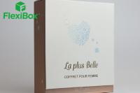 China Luxury Perfume Gift Box with Customized Inner Cut-Out Structure, Metallic Texture, and High-Quality Rigid Paperboard for sale