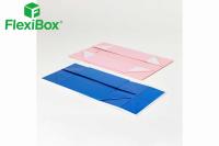 China Blue & Pink Foldable Magnetic Gift Box with Magnetic Closure and Customizable Design for Cosmetic Packaging for sale