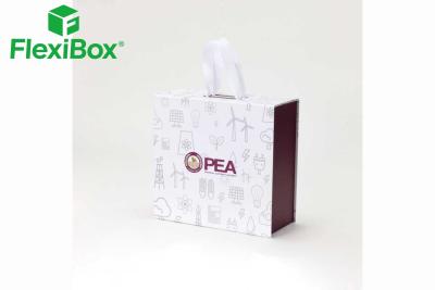 China White Eco-Themed Foldable Magnetic Gift Box for Premium Brand Packaging for sale