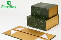 China Foldable Flat Structure Magnetic Flip-Top Gift Box with Hidden Magnetic Flip Cover and Thickened Hard Box Protective Structure for sale
