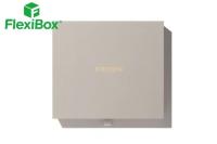 China Luxury Magnetic Flip-Top Gift Box with Gold Foil Stamping Custom EVA Flocked Inner Tray and Thickened Hard Gray Board for sale