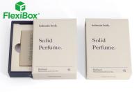 China Solid Perfume Packaging Box with Two-Piece Hard Box Structure and Environmentally Friendly Die-Cut Paper Inner Tray Customizable Size and Material for sale