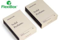 China Solid Perfume Packaging Box with Two-Piece Hard Box Structure and Environmentally Friendly Die-Cut Paper Inner Tray Customizable Size and Material for sale