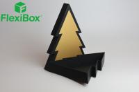 China Christmas Tree Shape Xmas Tree Box with Interlocking Top-and-Bottom Structure and Customizable Surface Finish for sale