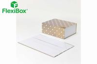 China Luxury Flat Pre-folded Magnetic Gift Box with Concealed Magnetic Closure and Book-Style Unboxing Experience for sale