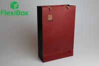 China Luxury Custom Brand Visual Paper Tote Bag with Reinforced Bottom Structure and Multiple Handle Material Options for sale