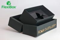 China Custom Whisky Packaging Box with Lid & Base Box Structure and Gold Foil Stamping for Luxury Spirits Gift Box for sale