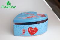 China Custom Heart-Shaped Gift Box with Irregular Lid & Base Structure for Multi-Scenario Applications for sale