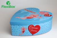 China Custom Heart-Shaped Gift Box with Irregular Lid & Base Structure for Multi-Scenario Applications for sale