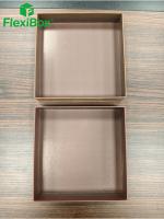 China Premium Rigid Chocolate Gift Box with Silver-Foil Embossed Design and Export-Compliant Labeling Featuring Customizable Inserts for sale