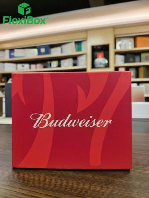 China Custom Rigid Folding Gift Box with Flat-Foldable Design, Thematic Illustration, and Customizable Inserts for sale