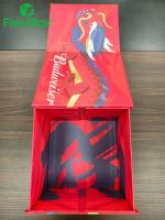 China Custom Rigid Folding Gift Box with Flat-Foldable Design, Thematic Illustration, and Customizable Inserts for sale