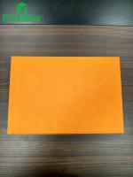 China Orange Lychee Texture Foldable Gift Box with Magnetic Closure for Flat-Pack Shipping for sale
