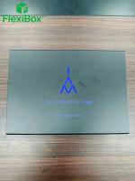 China Black Matte Finish Magnetic Gift Box with Concealed Magnets and Customizable Inserts for Men's Skincare for sale