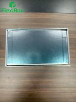 China Aurora Blue Metallic Finish Magnetic Book-Style Gift Box with Concealed Magnetic Closure for Premium Brand Presentation for sale