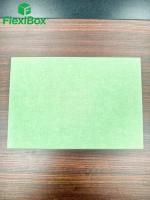 China Olive-green Tree-bark Texture Book-style Rigid Box with Flip-top Hinged Design and Customizable Blank Surface for sale