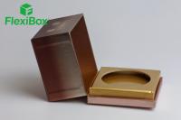 China Flip-Top Food Box with Round Inner Tray and Hinged-Lid Rigid Box for Tea Cakes and Chocolates for sale