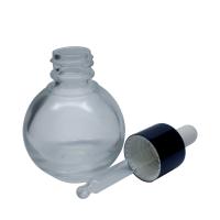 China 30ml 50ml Essential Oil Glass Dropper Bottles With Glass Pipette for sale